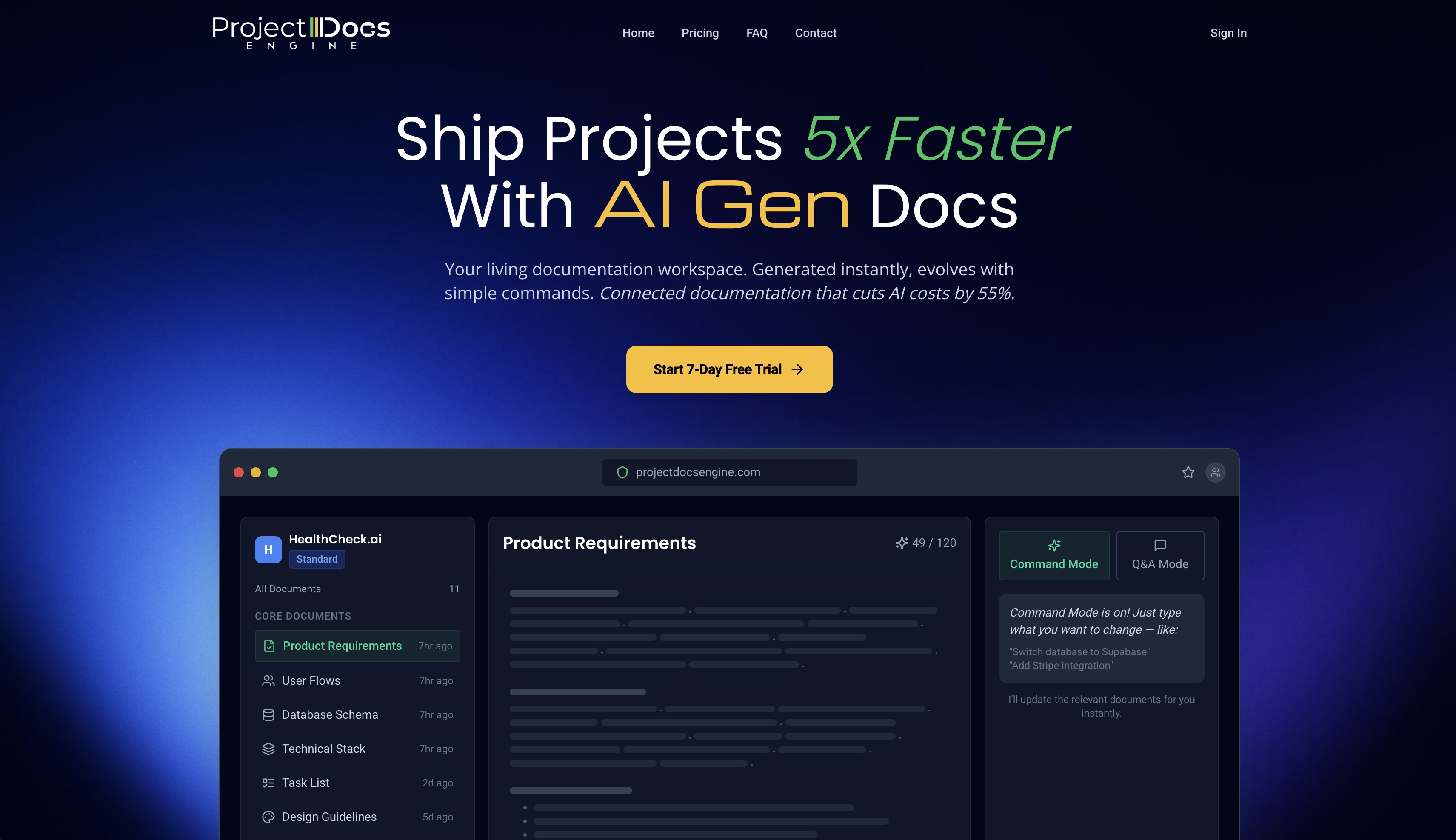 AI Project Documentation Generator: Connected PRDs,Tech Specs!